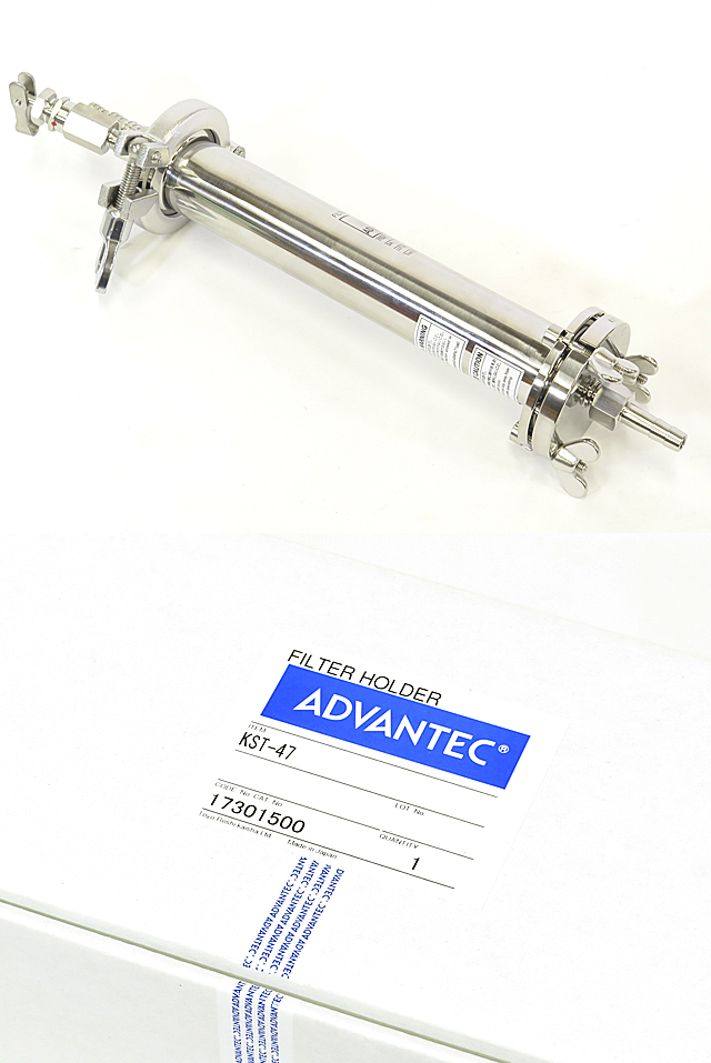 【新品】 新品/タンク付ステンレスホルダーKST-47/濾過滅菌/アドバンテック東洋ADVANTEC/実験研究ラボグッズ の落札情報詳細 - ヤフオク落札価格検索 オークフリー